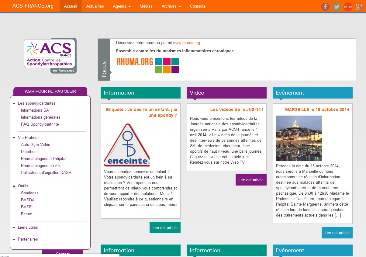 ACS France - Fondation Arthritis